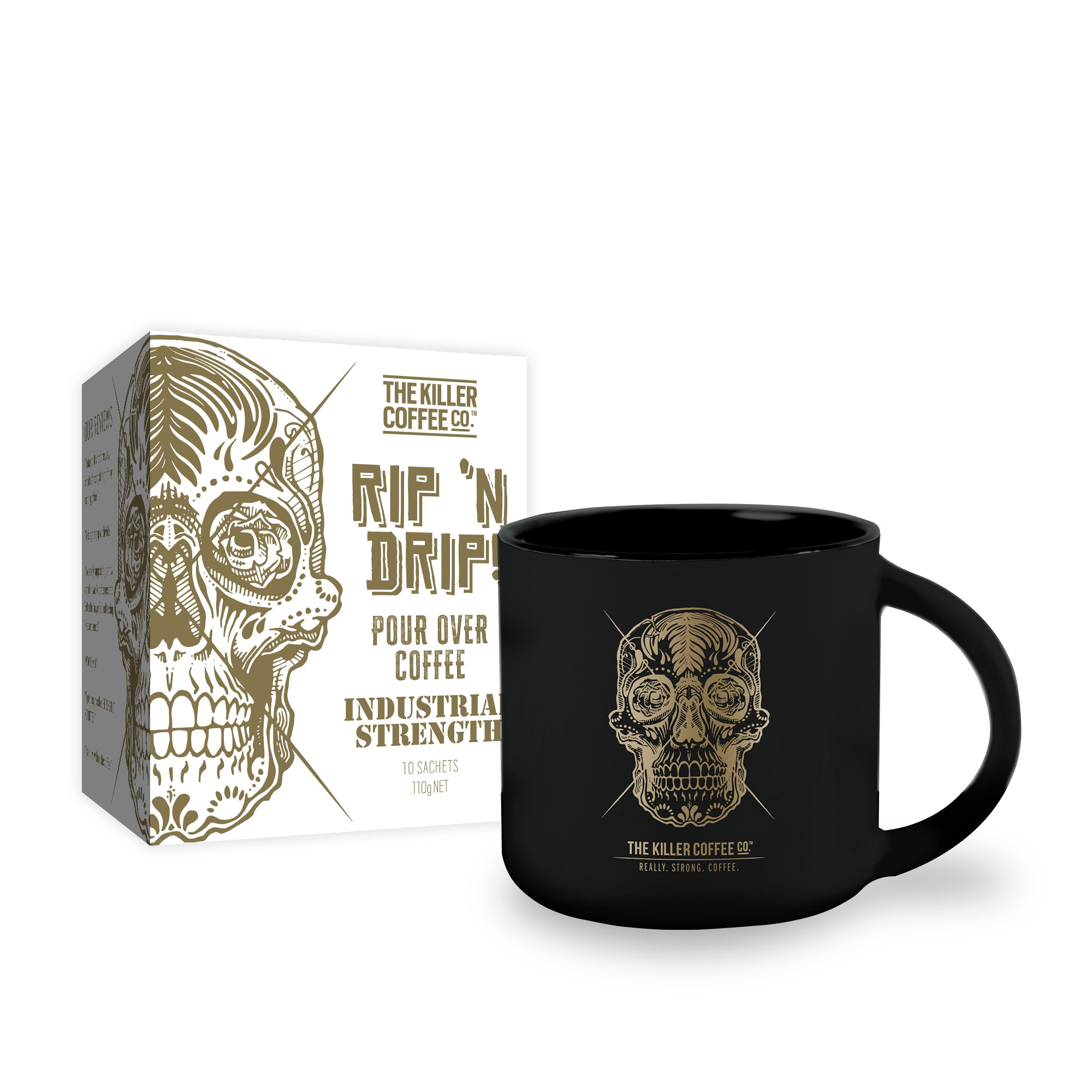 Traveler Pack - Rip 'n Drip + Mug Bundle - Killer Coffee Co